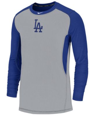 Nike Men's Los Angeles Dodgers Authentic Collection Game Top Pullover ...