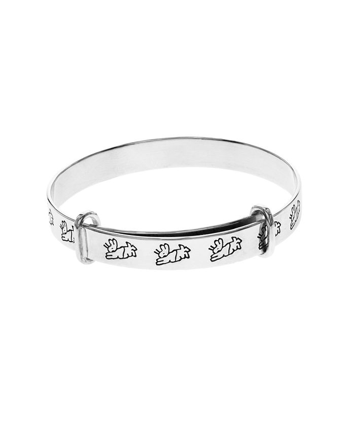 Rhona Sutton Beatrix Potter Sterling Silver Running Peter Rabbit ...