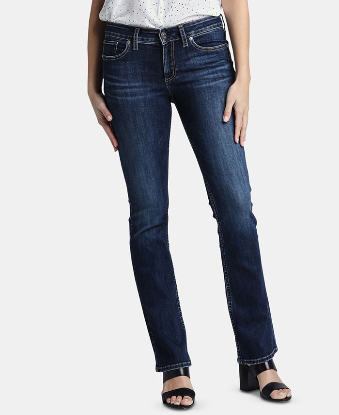 Silver Jeans Co. Elyse Slim Bootcut Jeans - Macy's