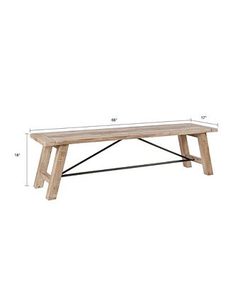 Furniture Tamara Dining Bench - Macy's