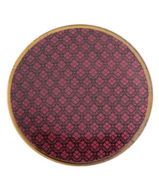 Lenox Global Tapestry Garnet Dessert Plate - Macy's