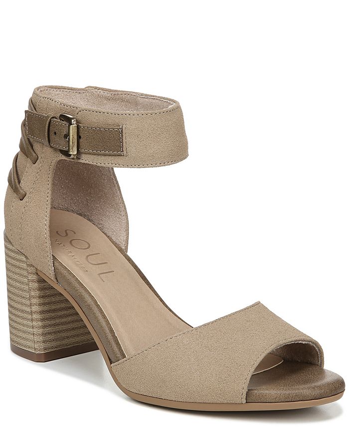 Soul Naturalizer Natural Soul Carmen Ankle Strap Sandals - Macy's