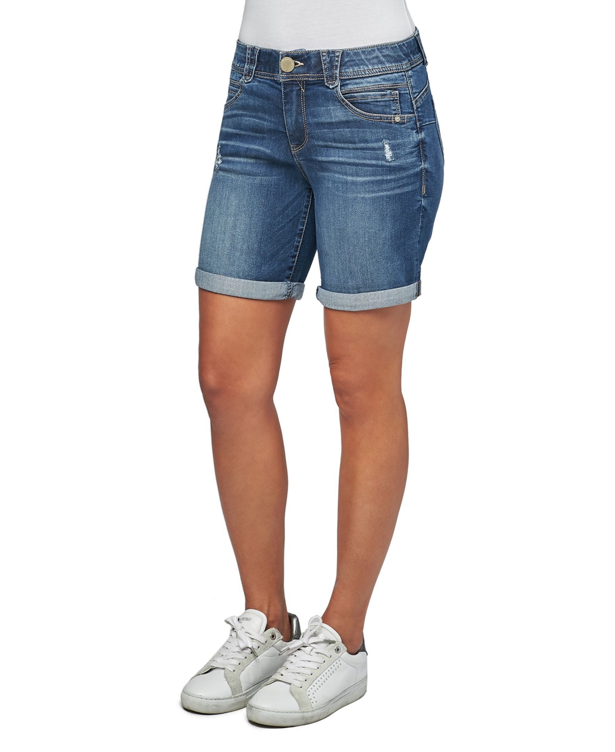 Click here for Democracy 5 Destructed Ab Solution Rolled Cuff Sho... prices