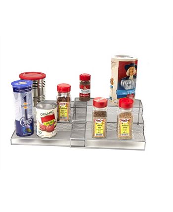 Mind Reader 3 Tier Metal Mesh Multi Purpose Kitchen Storage Organizer ...