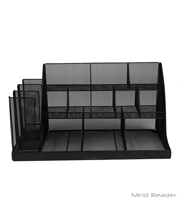 Mind Reader 14 Compartment 3 Tier Large Breakroom Condiment Organizer ...