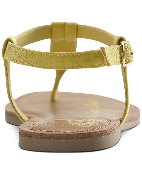 American Rag Krista T-Strap Flat Sandals, Created For Macy's & Reviews ...