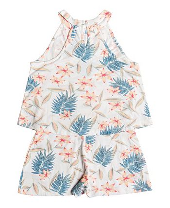 Roxy Misty Afternoon High Neck Layered Romper - Macy's