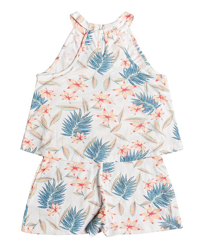 Roxy Misty Afternoon High Neck Layered Romper - Macy's