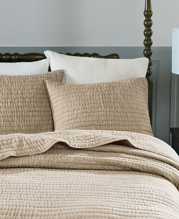 Madison Park Signature Serene Hand Quilted 3-Pc. Quilt Set, King - Macy's