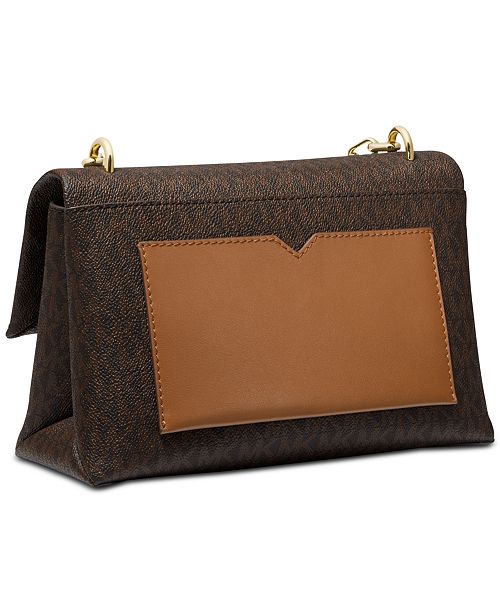 Michael Kors Cece Signature Chain Shoulder Bag & Reviews - Handbags ...