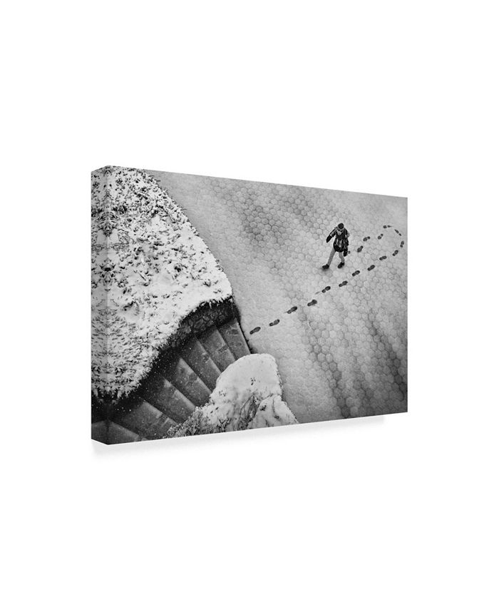 Trademark Global Sasa Krusnik 'Walking On A Path' Canvas Art - 24" x 2 ...