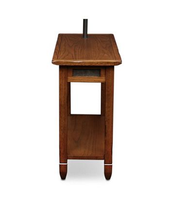 Leick Home Favorite Finds Rustic Slate Tile Chairside Swing Arm Lamp ...