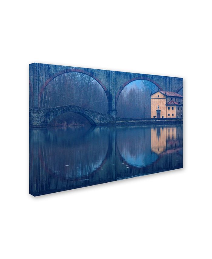 Trademark Global Massimo Della Latta 'Bridge House' Canvas Art - 24" x ...