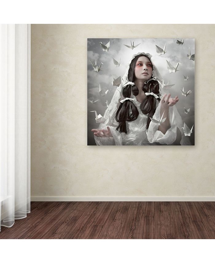 Trademark Global Kiyo Murakami 'Goddess Of Origami' Canvas Art - 24" x ...