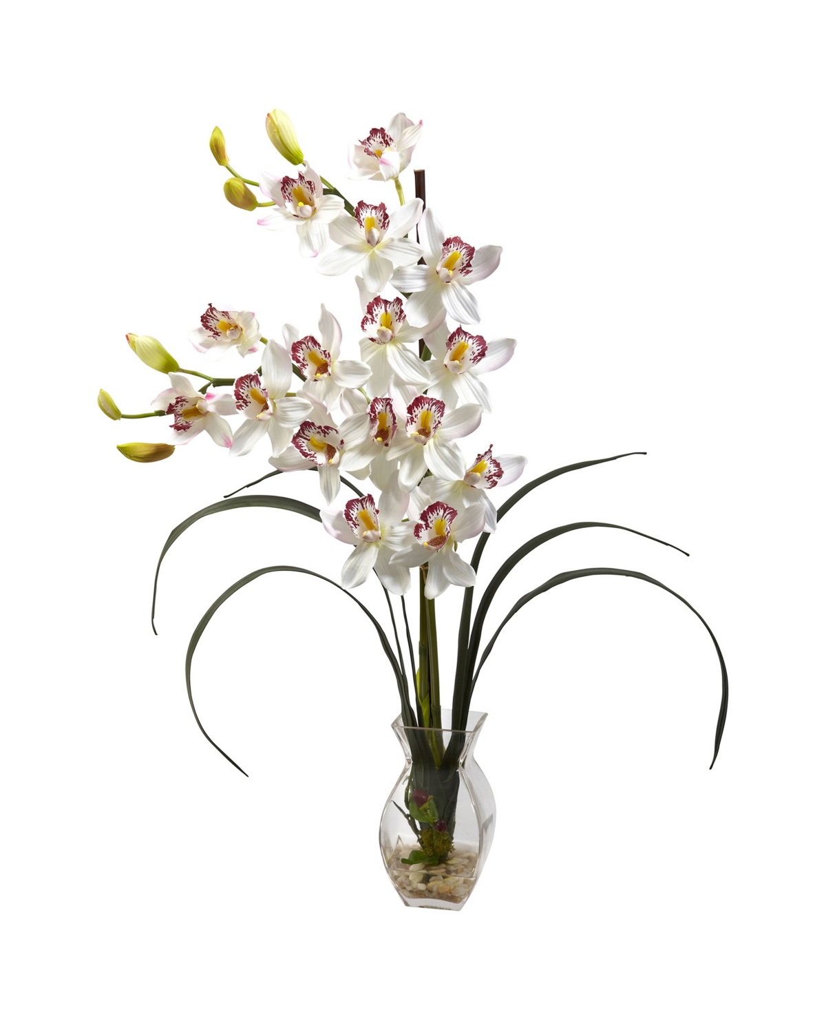 Click here for Nearly Natural Cymbidium Orchid w/ Vase Arrangemen... prices