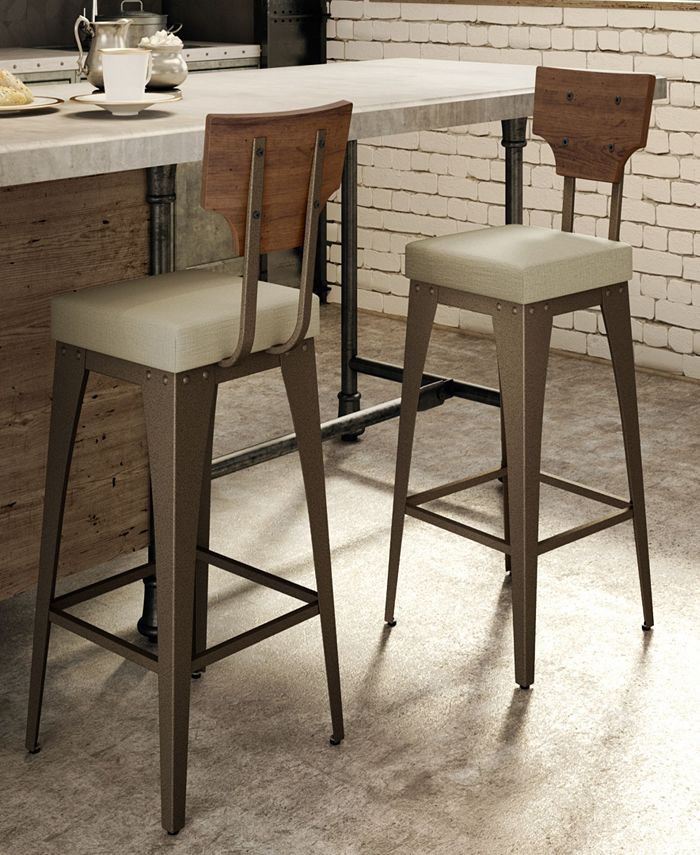 Amisco Rally Non Swivel Stool - OVERMAX - Macy's