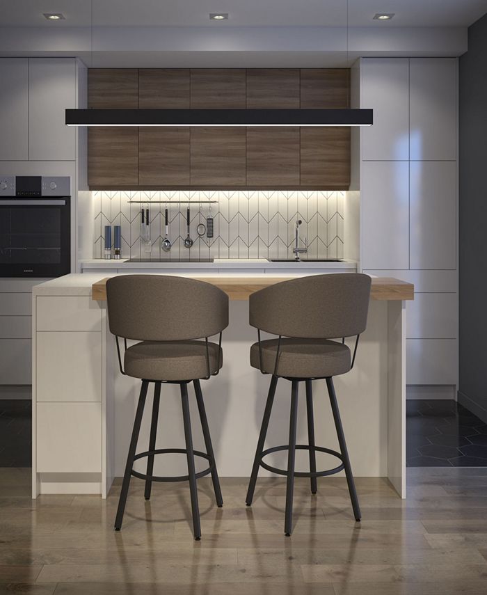 Amisco Corey Swivel Stool - OVERMAX - Macy's