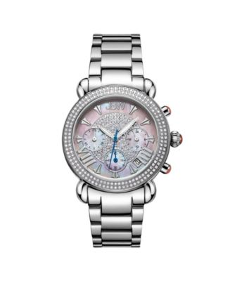 JBW Women's Victory Diamond (3/4 ct.t.w.) Stainless Steel Watch - Macy's
