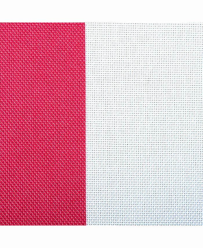 Design Imports Coral Cabana Stripe Outdoor Table cloth with Zipper 52 ...