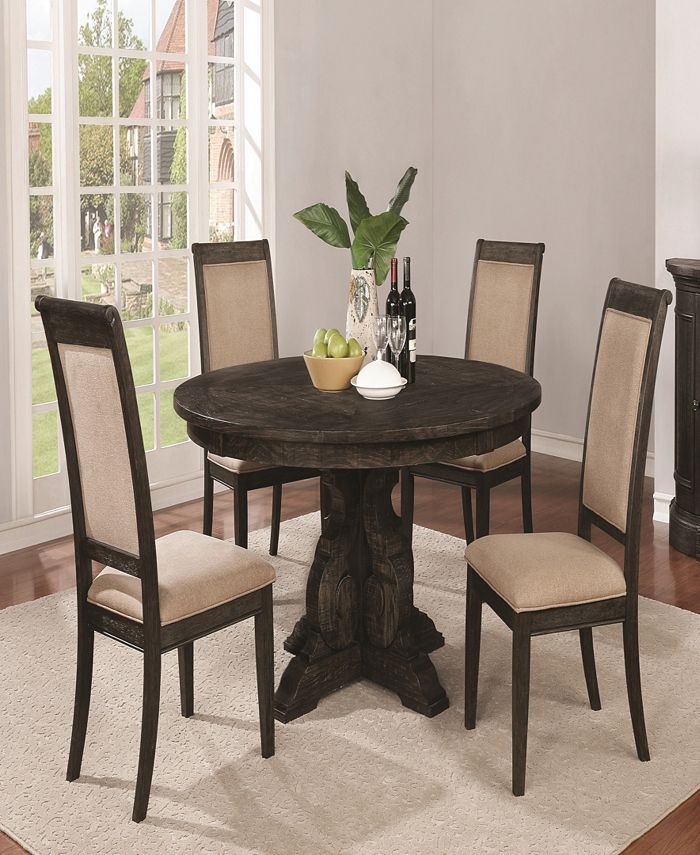 Coaster Home Furnishings Beth Side Chairs Burnished (Set of 2) - Macy's