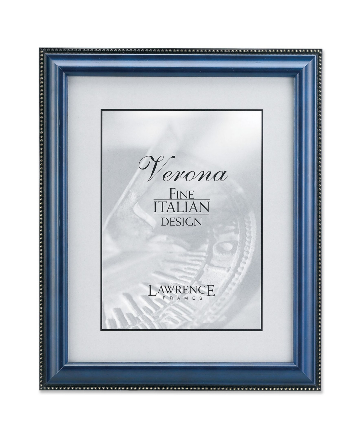 Click here for Lawrence Frames Blue Wood Picture Frame - Gold Bea... prices