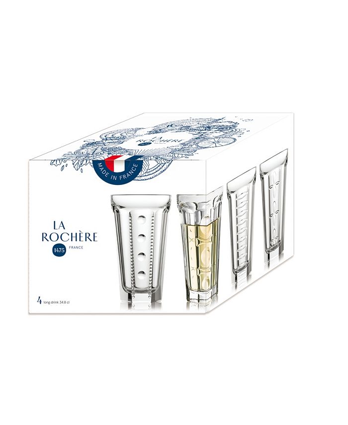 La Rochère La Rochere Saga King 12 oz Double Old Fashioned - Set of 4 ...