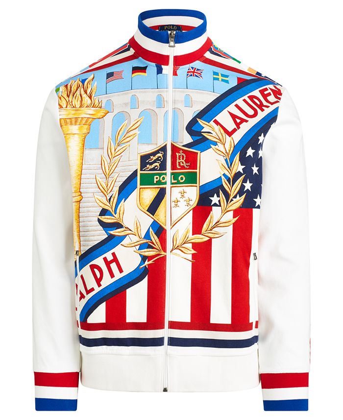 Polo Ralph Lauren Men's Graphic Chariots Track Jacket - Macy's