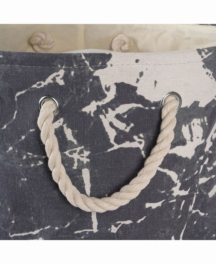 Design Imports Storage Bin Marble, Round - Macy's