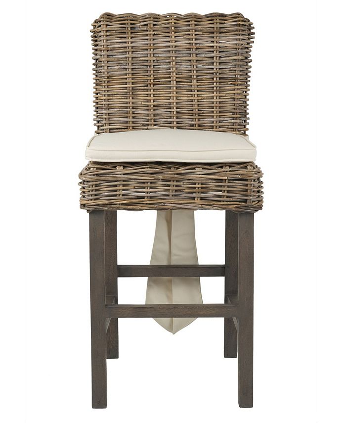 East At Main Dyer Rattan Counter Stool - Macy's