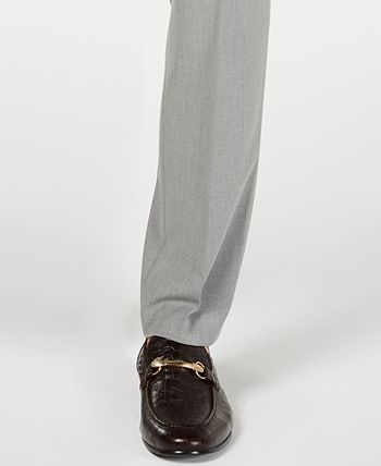Kenneth Cole Reaction Men's Gabardine Skinny/Extra-Slim Fit Performance ...