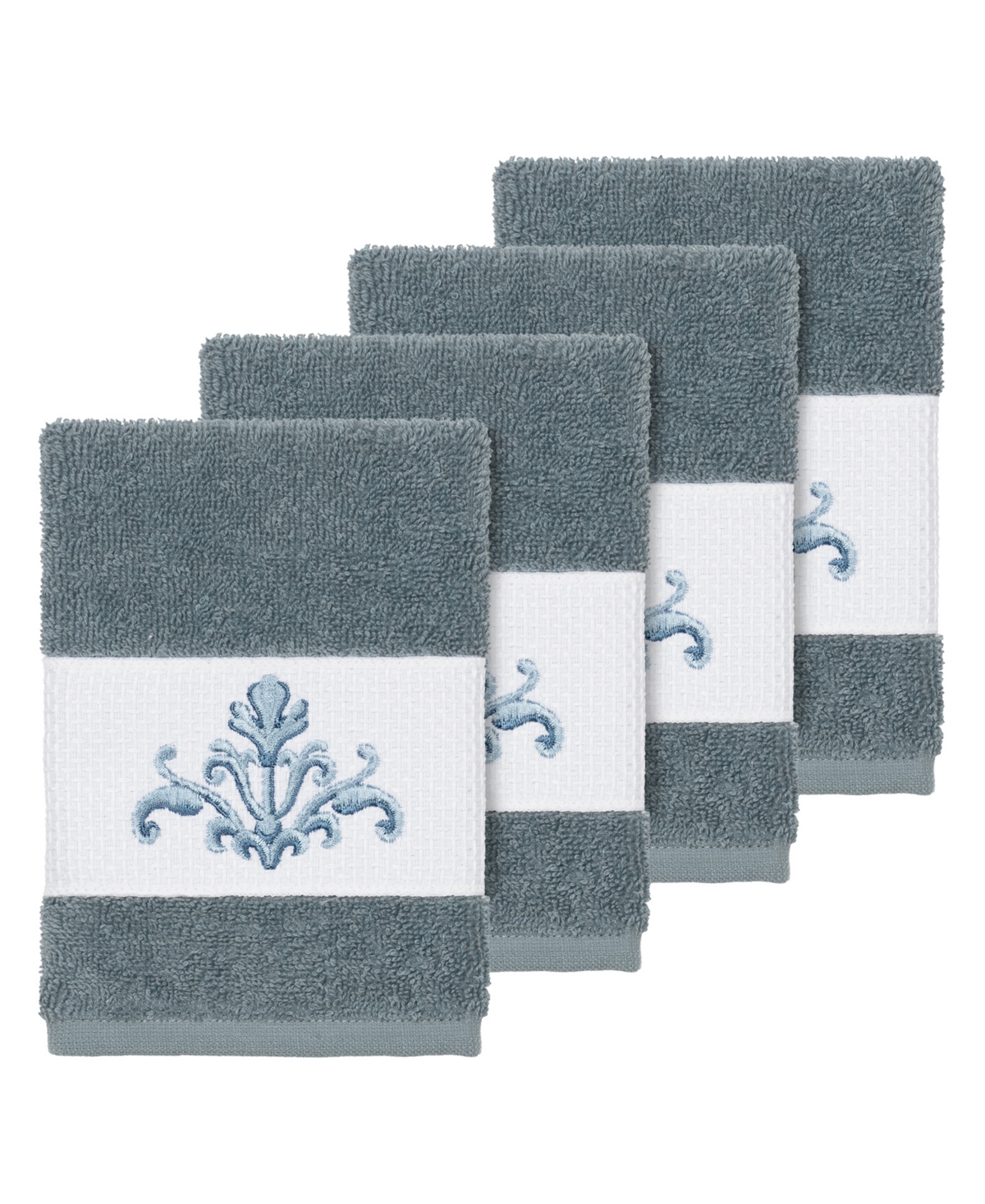 Click here for Linum Home Turkish Cotton Scarlet 4-Pc. Embellishe... prices