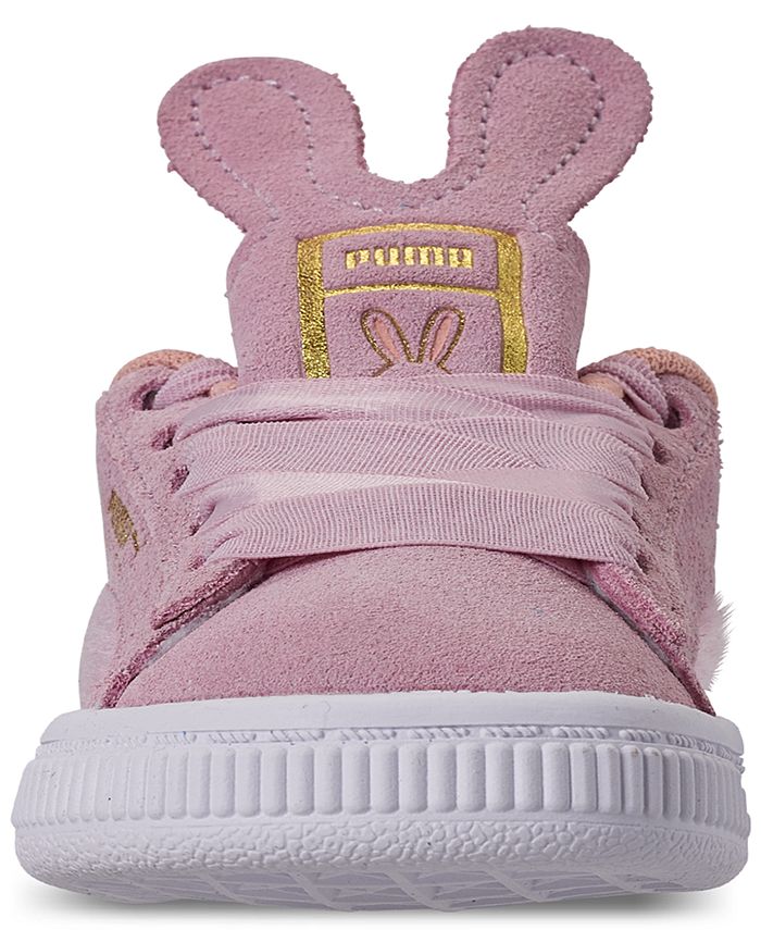 Puma Toddler Girls' Suede Easter Casual Sneakers from Finish Line - Macy's