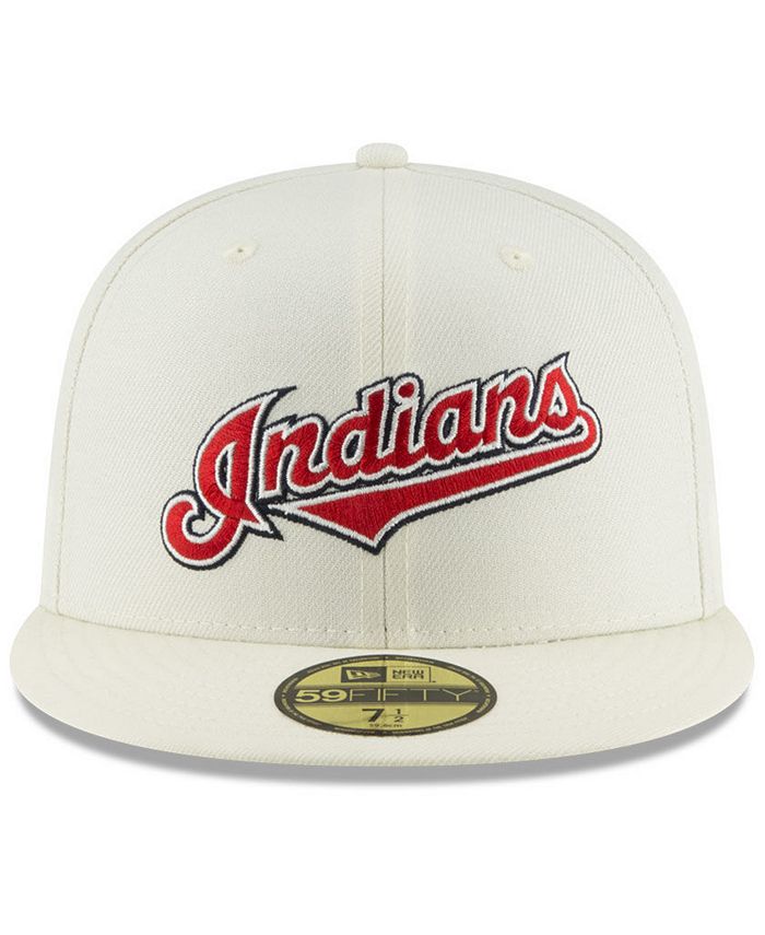 New Era Cleveland Indians Vintage World Series Patch 59FIFTY Cap - Macy's
