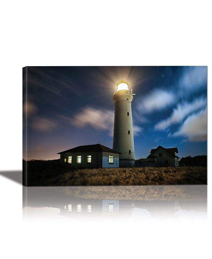Eurographics The Lighthouse Framed Canvas Wall Art - Macy's