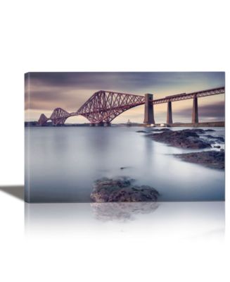 Eurographics Forth Rail Bridge Framed Canvas Wall Art - Macy's