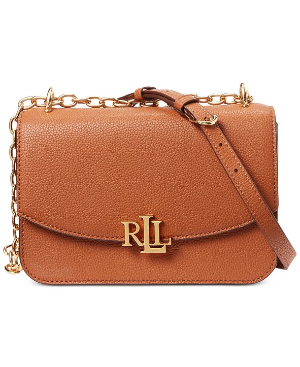 Lauren Ralph Lauren Madison Pebbled Leather Crossbody & Reviews ...