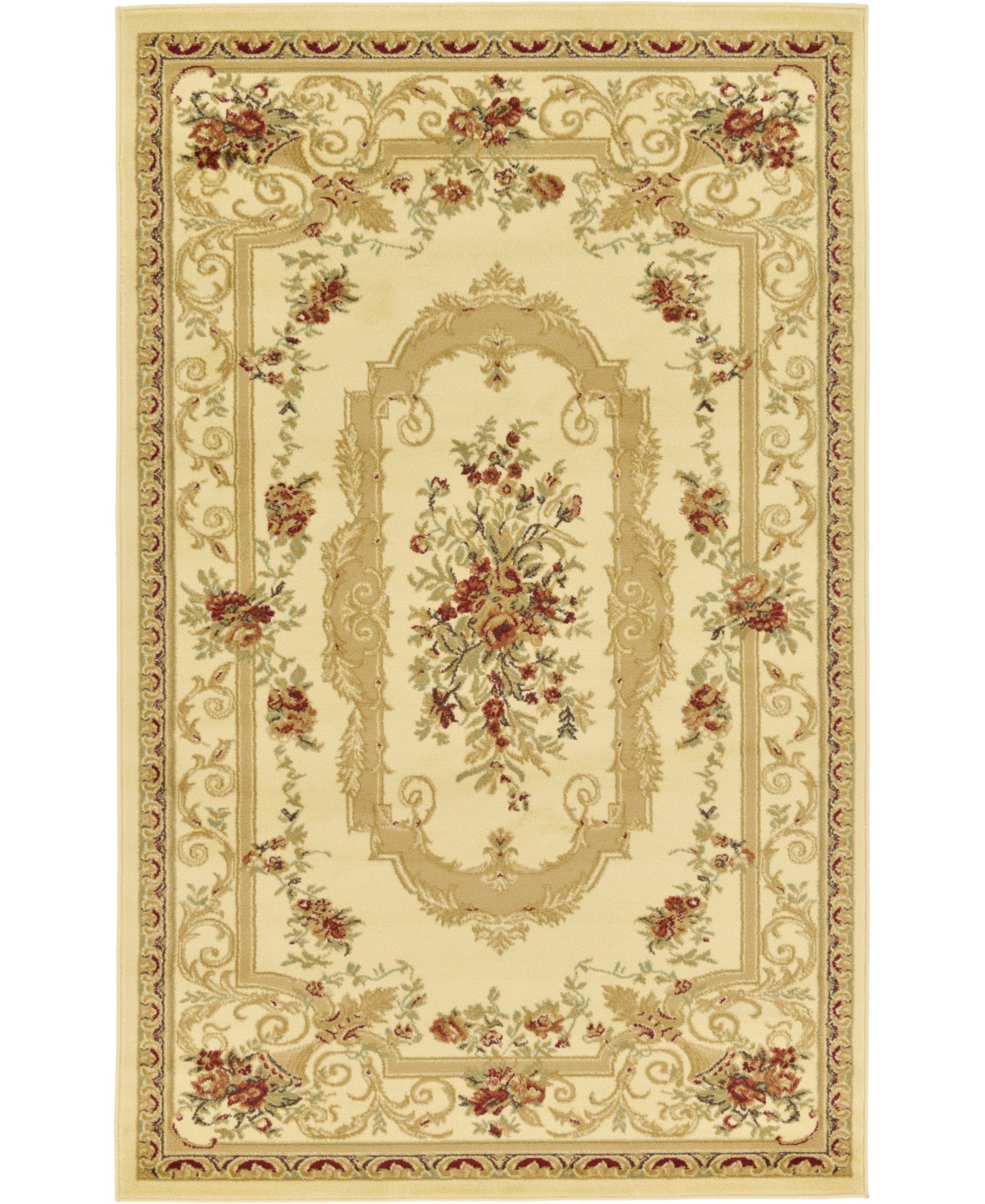 Click here for Bayshore Home Belvoir Blv3 5 x 8 Area Rug - Ivory prices
