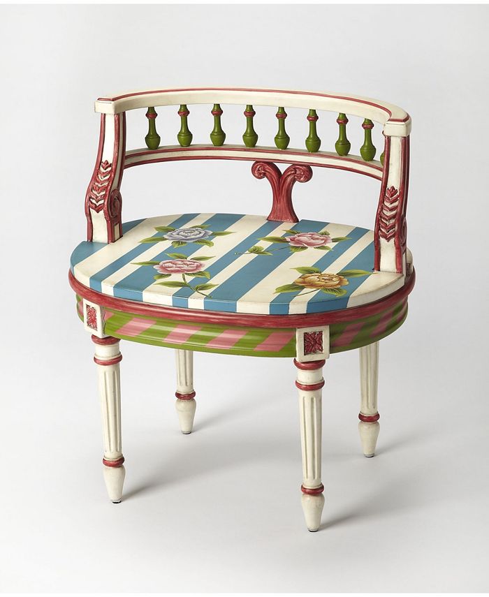 Butler Specialty Butler Hathwy Painted Vanity Seat - Macy's