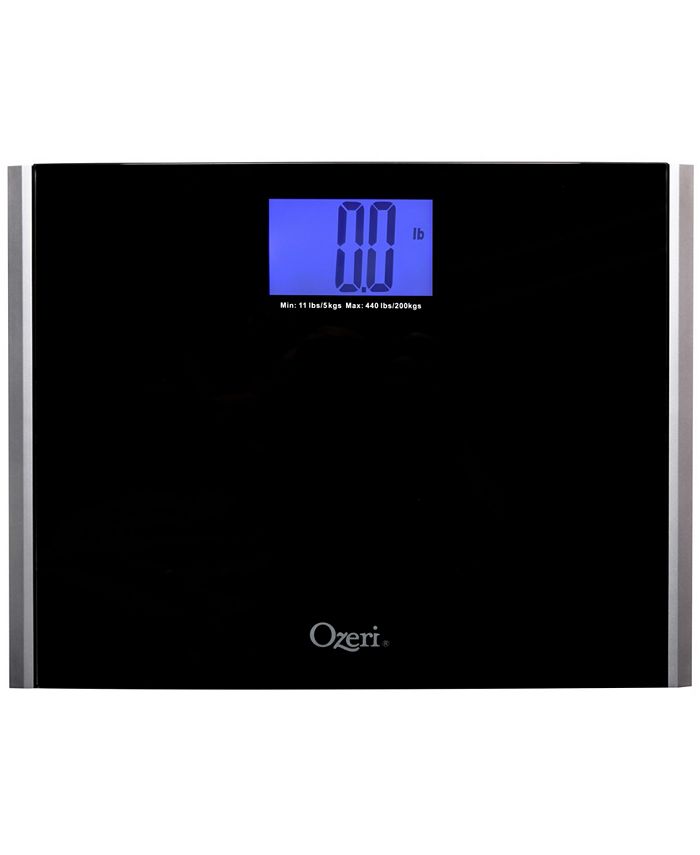 Ozeri Precision Pro II 440 lbs Bath Scale with Weight Change Detection ...