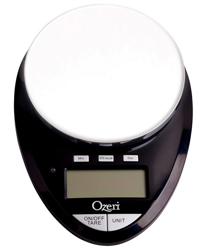Ozeri Pro II Kitchen Scale and Countdown Kitchen Timer, with Removable ...