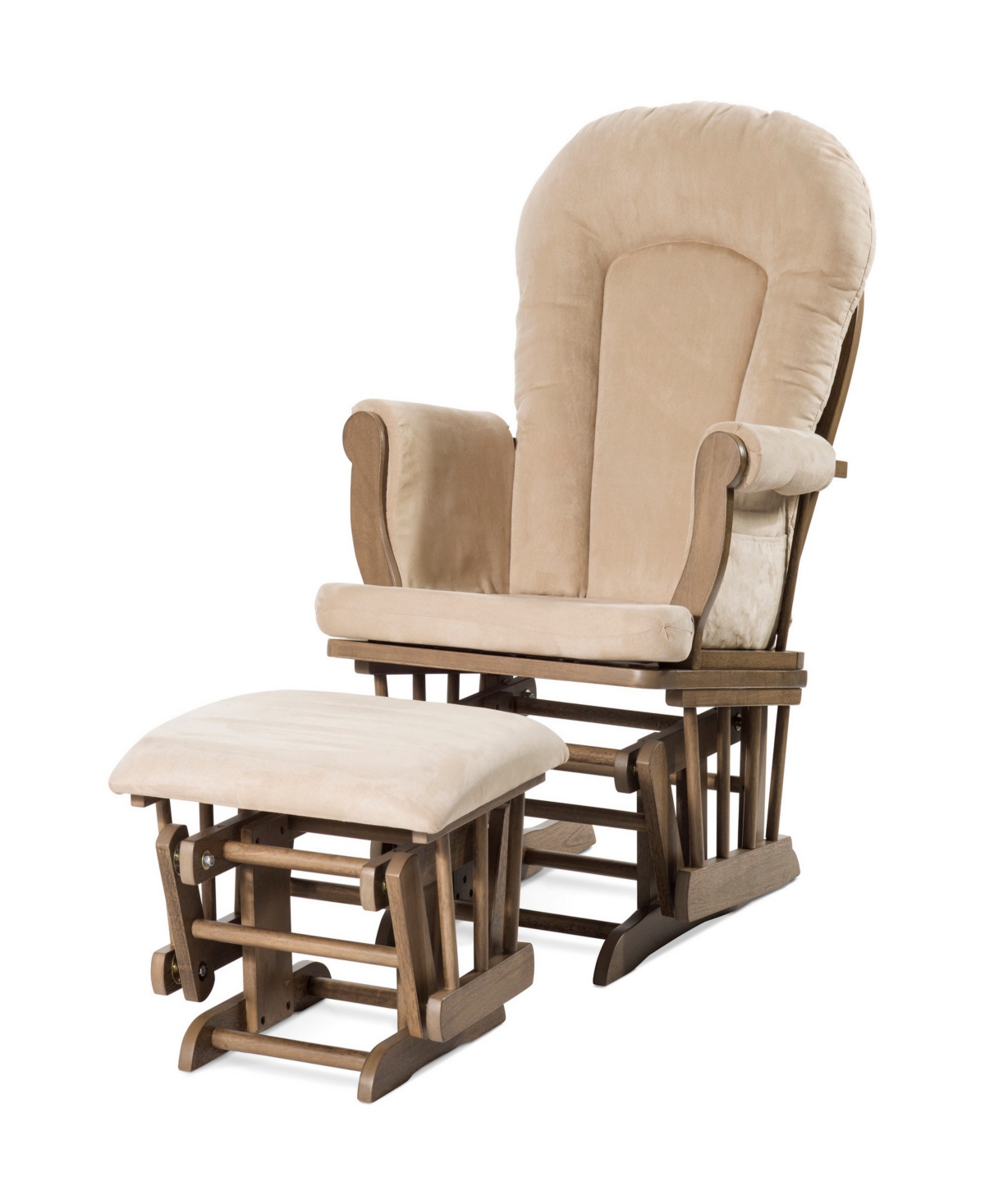 Click here for Forever Eclectic Cozy Glider and Ottoman - Taupe prices