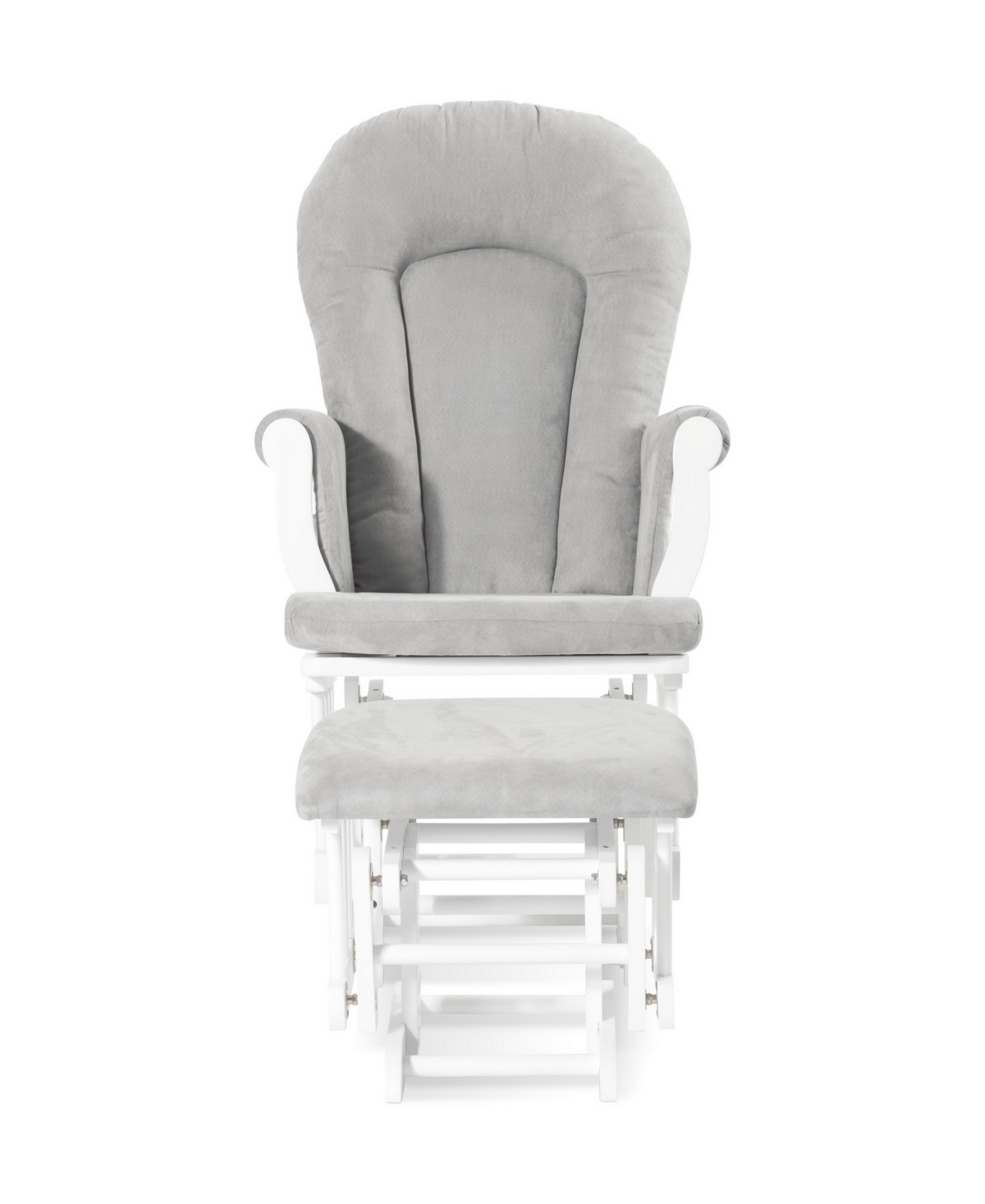 Click here for Forever Eclectic Cozy Glider and Ottoman - White prices