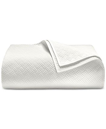 Hotel Collection CLOSEOUT! Classic Botanical Toile Full/Queen Coverlet ...