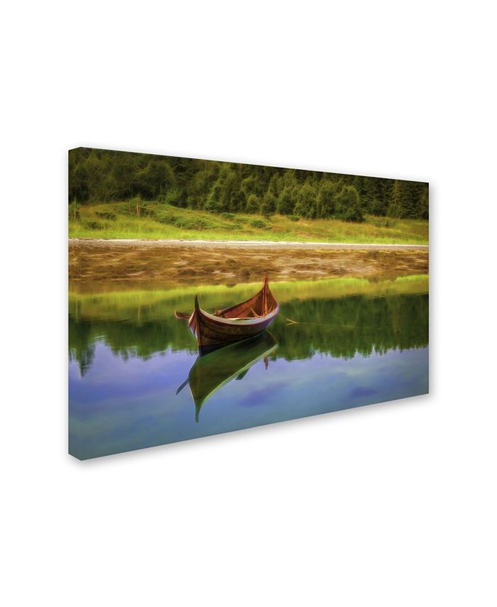 Trademark Global Erik Brede 'Nordland Boat' Canvas Art - 22" x 32" - Macy's