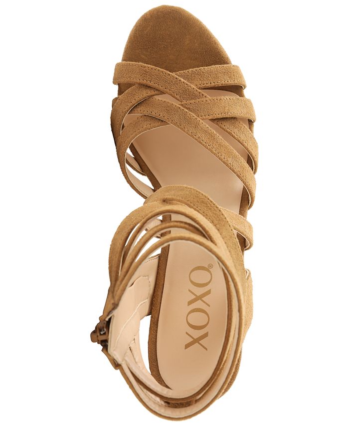 XOXO Eden Block-Heel Dress Sandals - Macy's