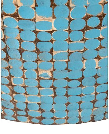 East At Main Cummings Coconut Shell Inlay Coffee Table - Macy's