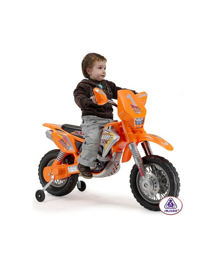 MotoTec Injusa Motocross Thunder 12V Max VX - Macy's