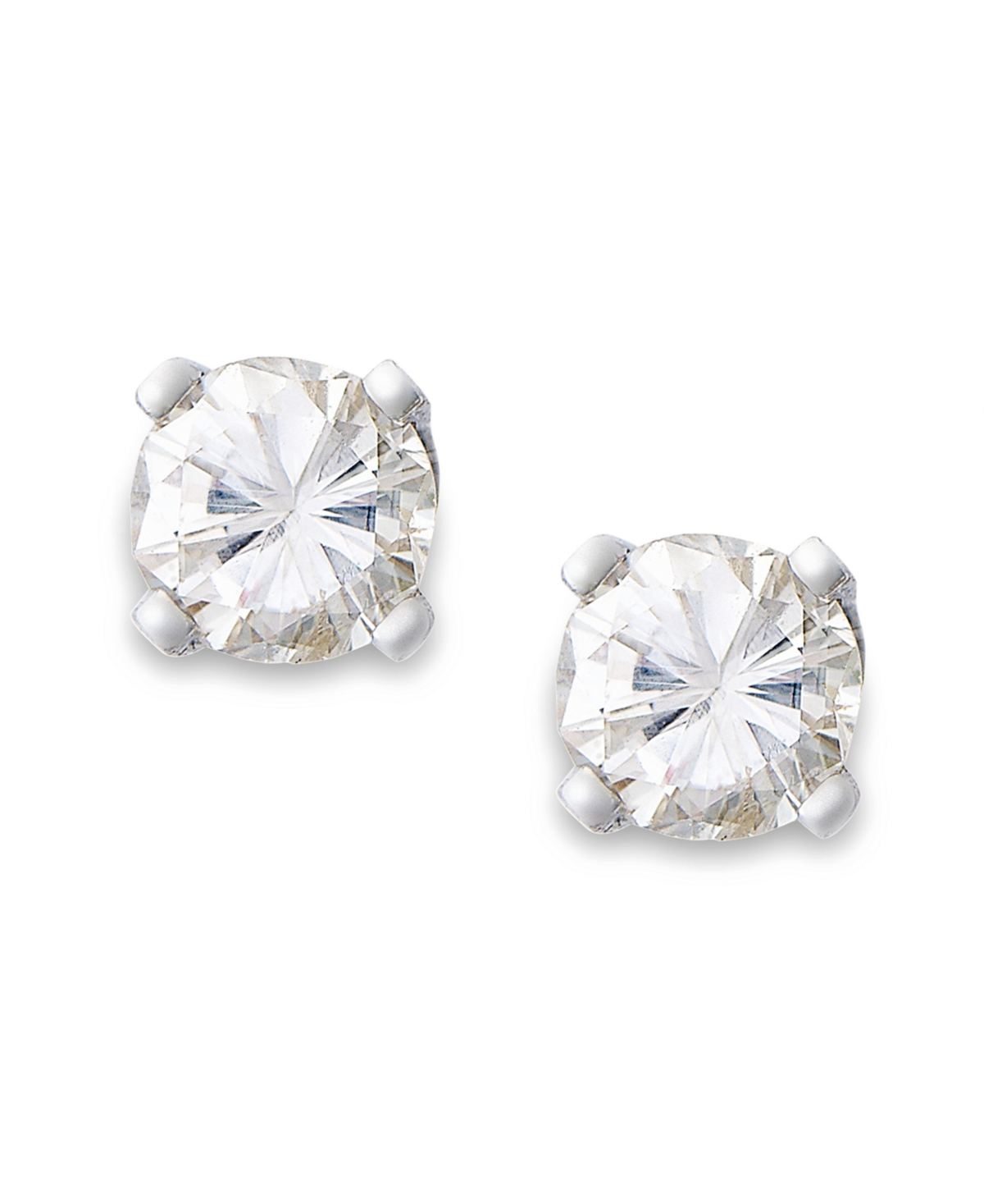 Click here for Round-Cut Diamond Stud Earrings in 10k Yellow or W... prices