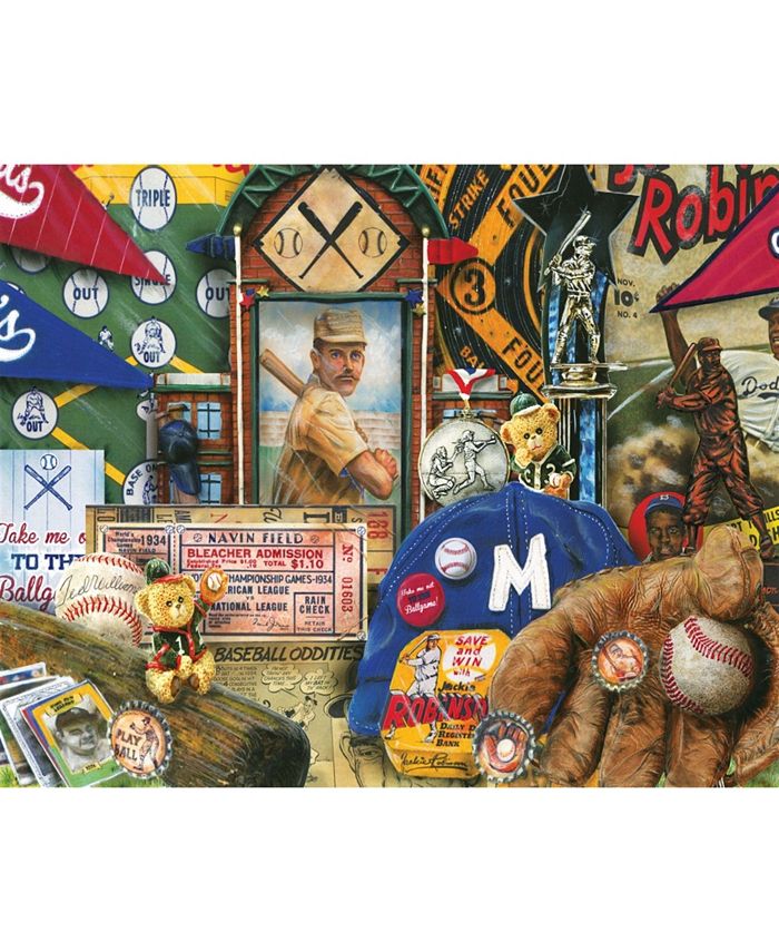 Springbok Puzzles Vintage Baseball 1000 Piece Jigsaw Puzzle - Macy's