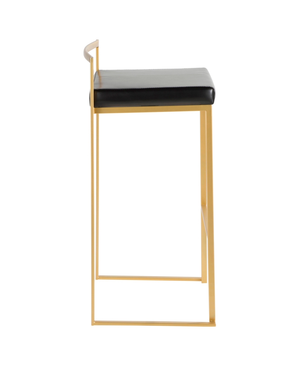Click here for Fuji Bar Stool (Set of 2) - Black prices